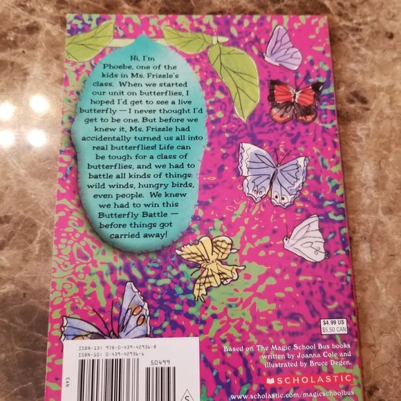 Scholastic | Office | The Magic School Bus Butterfly Battle Book | Poshmark